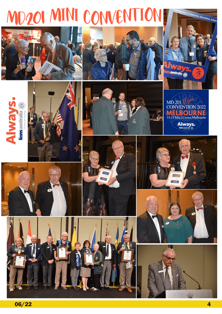 MD Mini Convention - Lions Club of Wangaratta